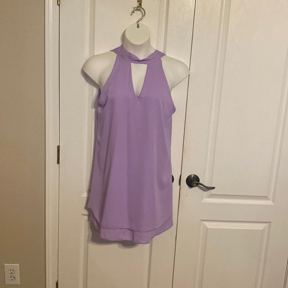 Tyche | Tops | Lilac Halter Top Its Is Long You Can Wear With Jeans Or ...